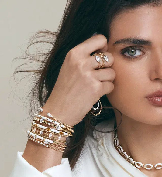 14K Diamond Bar Bauble Necklace – The Gold Connection LLC