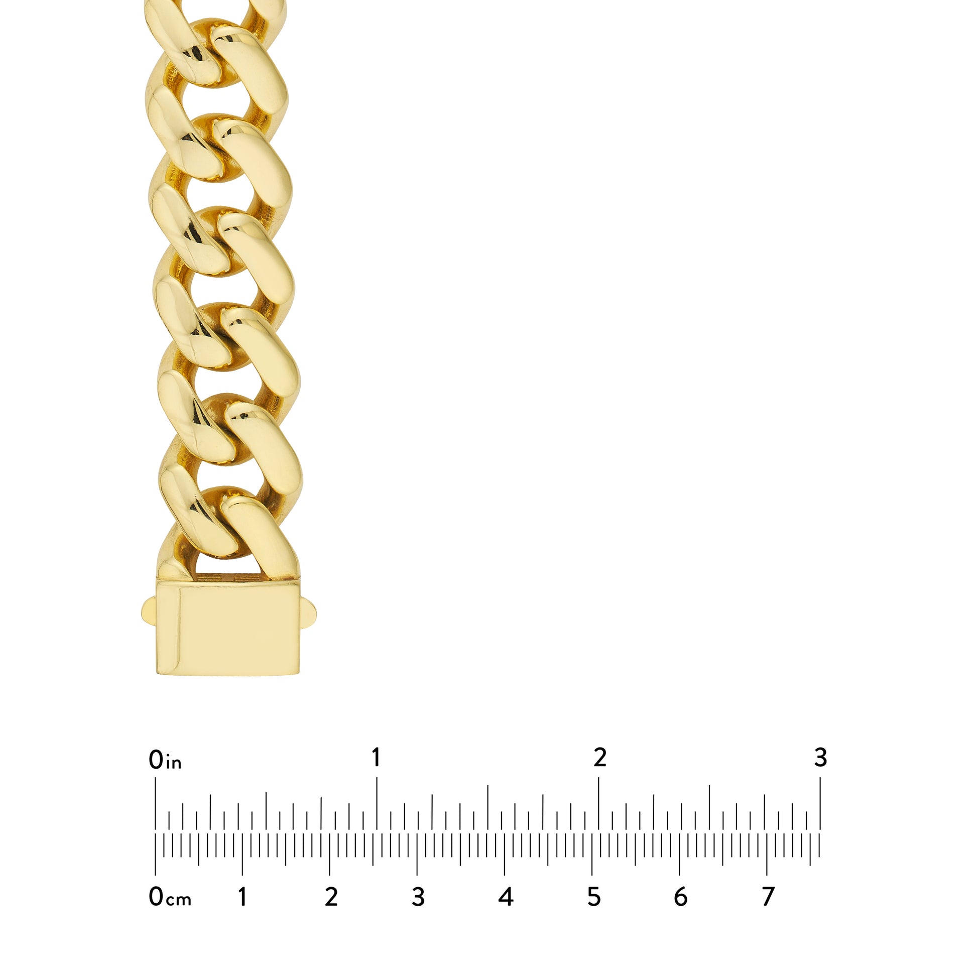 16.80mm Miami Cuban Box Lock – The Gold Connection LLC
